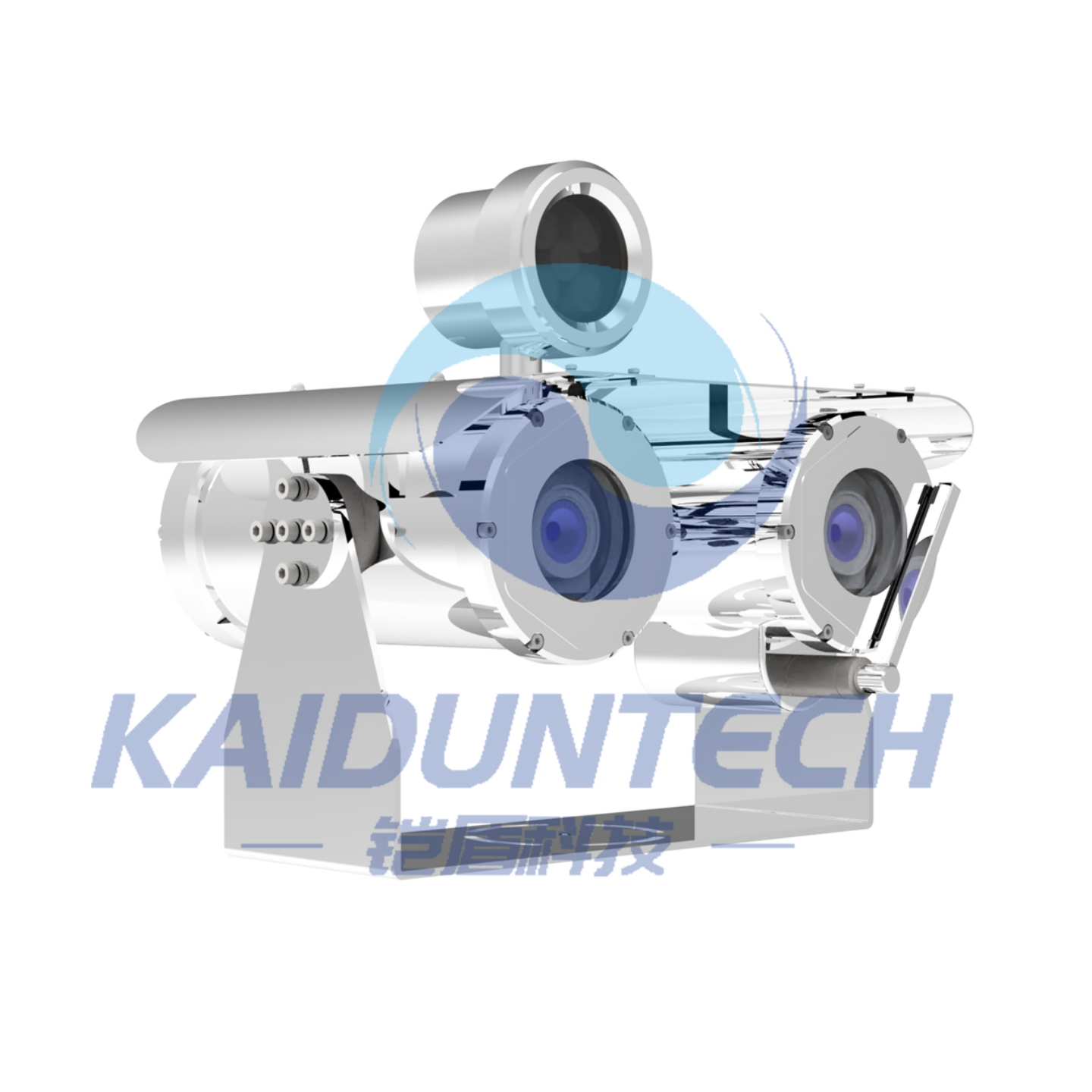 DNV IECEX Approval Explosion Proof Fixed Dual Light IR Zoom CCTV Camera